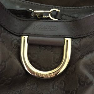 Gucci | Bags | Gucci Leather Embossed Handbag | Poshmark